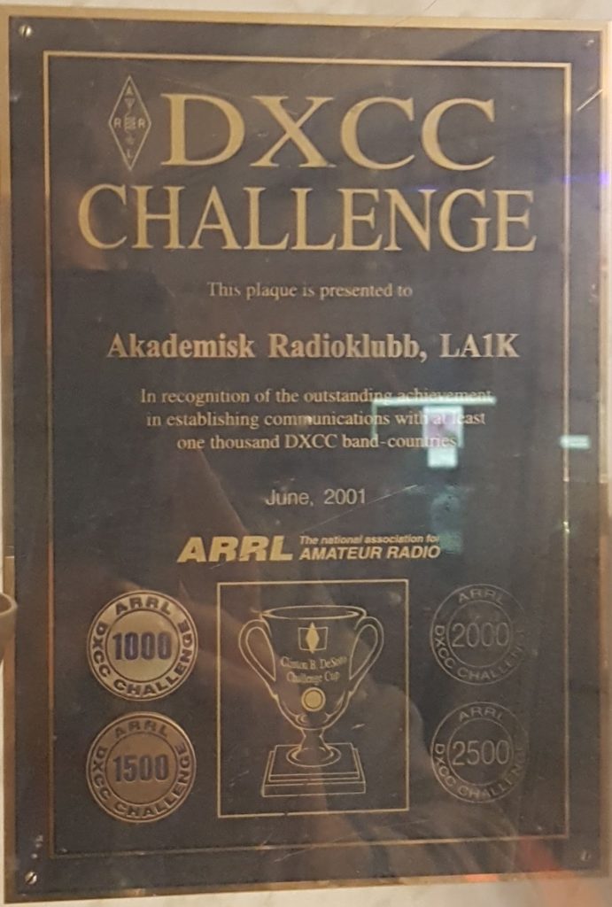 Road to DXCC Challenge 2000 – Akademisk Radioklubb